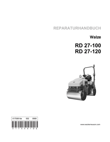 Wacker Neuson RD 27-100, RD 27-120 Reparaturhandbuch | Manualzz