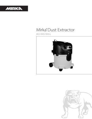 Mirka Dust Extractor 912, 915, 915 L Operating Instructions | Manualzz