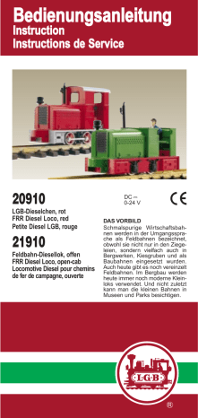 LGB 20910 Instruction manual | Manualzz