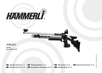 Air rifle AR 20 Operating instructions | Manualzz