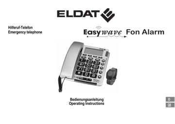 Eldat Easywave Fon Alarm Operating Instructions Manual | Manualzz