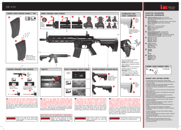 HK 416 Electric Airsoft User Manual | Manualzz