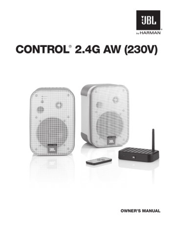 JBL Control 2.4G AW Owner's Manual | Manualzz