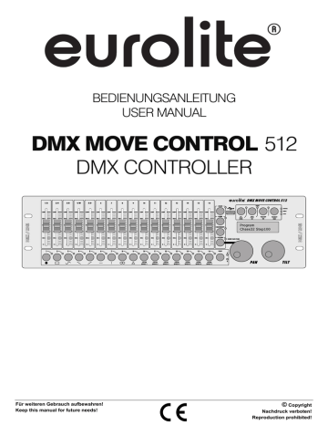 EuroLite DMX Move Control 512 Manual | Manualzz