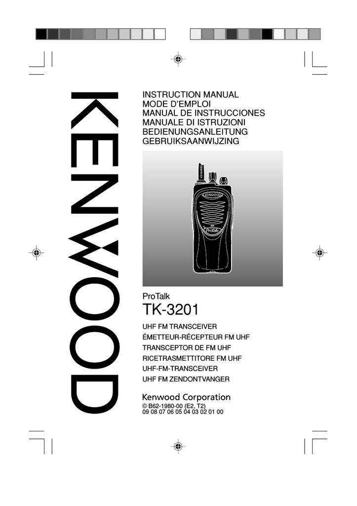 Kenwood ProTalk TK-3201 Instruction manual | Manualzz