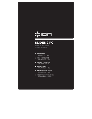 iON SLIDES2PC, SLIDES 2 PC Manual de usuario | Manualzz