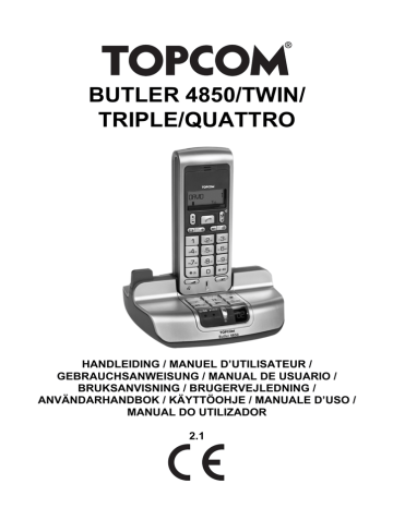 Topcom butler 4850 Bedienungsanleitung | Manualzz