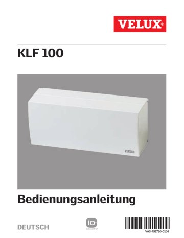 Velux INTEGRA KLF 100 Bedienungsanleitung | Manualzz