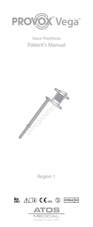 Atos Medical PROVOX Vega Patient Manual | Manualzz