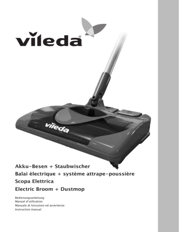 Vileda Electric Broom Instruction Manual | Manualzz