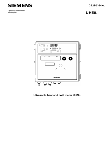 Siemens UH50.. | Manualzz