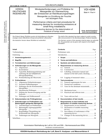 Measuring device Specification | Manualzz