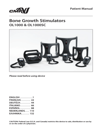 Bone Growth Stimulator OL1000, OL1000SC Patient Manual | Manualzz