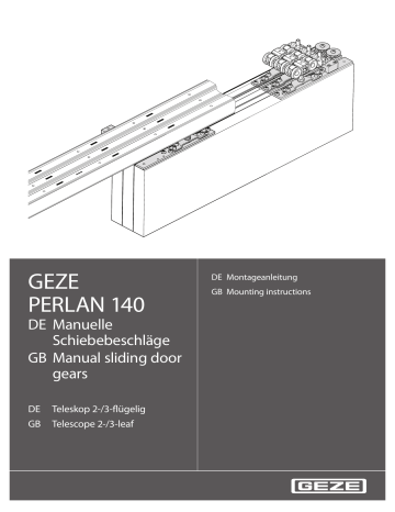 GEZE PERLAN 140 Mounting instructions | Manualzz