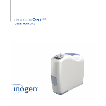 Inogen One G2 User Manual | Manualzz