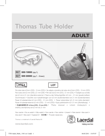 Thomas Tube Holder | Manualzz