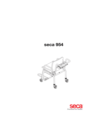 Seca 954 Wireless chair scale manual | Manualzz