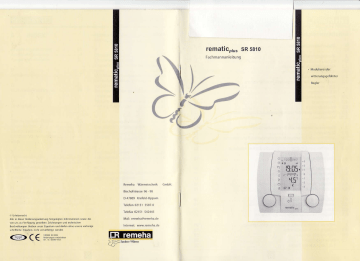 Remeha rematic plus SR 5810 | Manualzz