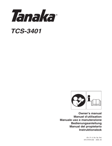 chainsaw TCS 3401 Owner's manual | Manualzz