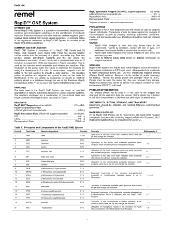 RapID ONE System | Manualzz