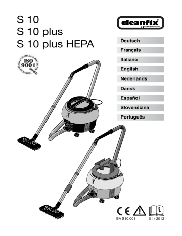 cleanfix S 10 S 10 plus S 10 plus HEPA User Manual | Manualzz