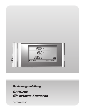 Lufft External temperature/humidity sensor, -40 to 80 °C,Opus20 E, Opus ...