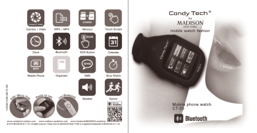 mobile watch Candy Tech CT-03 User Manual | Manualzz