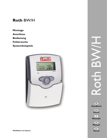 Roth BW/H Solar Controller Manual | Manualzz