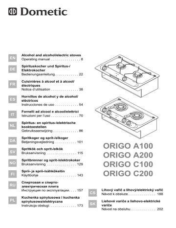Dometic ORIGO C200 Instructions for use | Manualzz