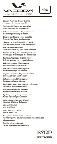 Vacuum Assisted Biopsy System Vacora Instructions For Use | Manualzz