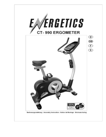 Energetics CT-990 ERGOMETER Bedienungsanleitung | Heimtrainer | Manualzz