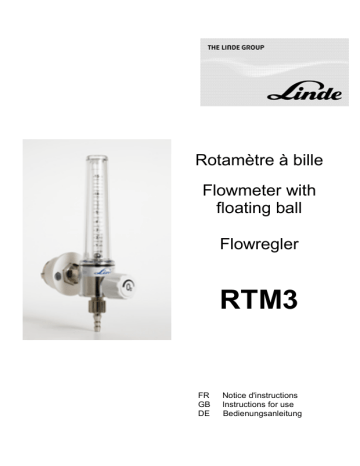 Flowmeter RTM3, RTM3 DUO - Instructions for use | Manualzz