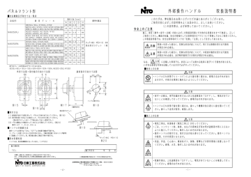 NITO NA6050RJ, NA6050RA, NA200RA Pushbutton Switch Instruction manual ...