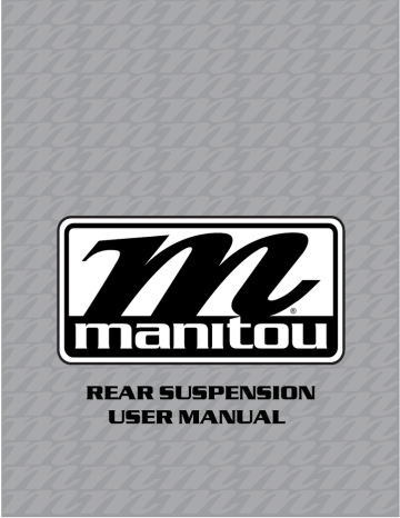 Manitou Shock Owner's Manual | Manualzz