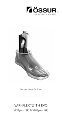 foot system Vari-Flex with Evo Instructions for Use | Manualzz