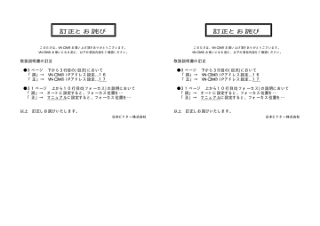 日本ビクター VN-C3W ネットワークカメラ 取扱説明書 | Manualzz