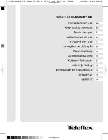 RÜSCH EZ-BLOCKER™KIT Instructions for Use | Manualzz