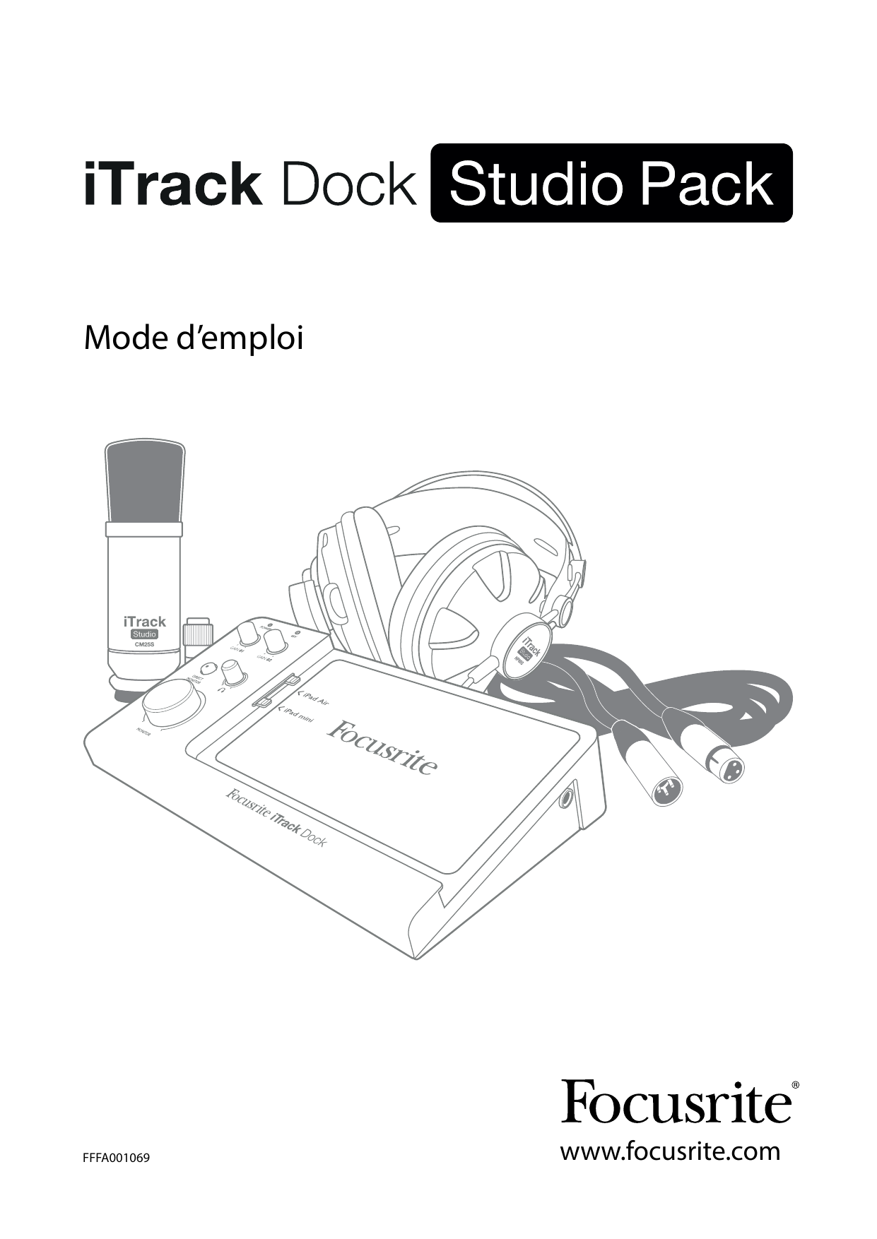 Focusrite iTrack Dock Studio Pack Mode d'emploi | Manualzz