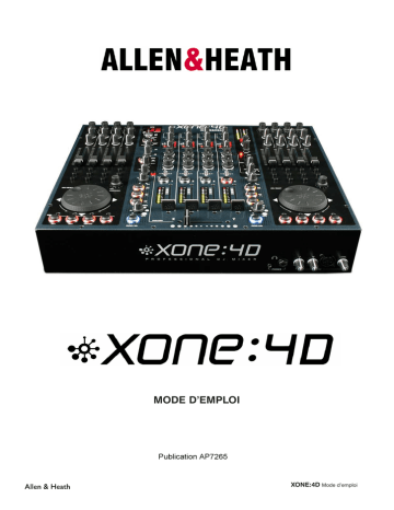 Allen & Heath Xone 4D User Guide | Manualzz