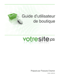 Guide de l'utilisateur - Catalogue | Manualzz