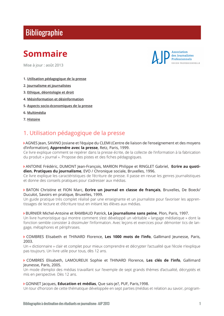 redaction journalistique pdf