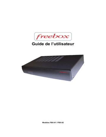 FREE FREEBOX V1 Manuel du propriétaire | Manualzz