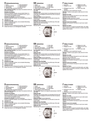 Selva watch Instructions | Manualzz