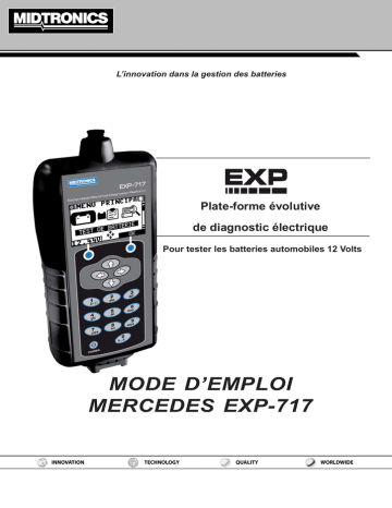Midtronics EXP 717 Mode d'emploi | Manualzz
