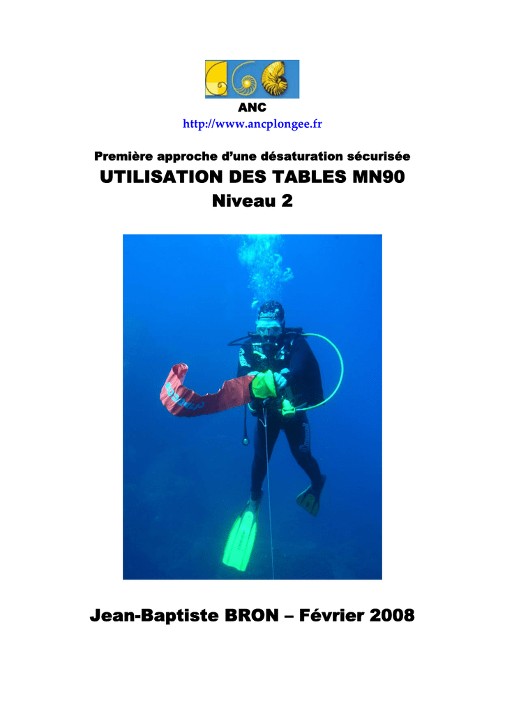 UTILISATION DES TABLES MN90 Niveau 2 Jean | Manualzz