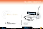 VDW.GOLD RECIPROC Gebrauchsanweisung | Manualzz