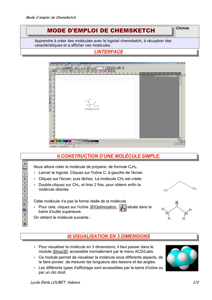 TP: La structure de l 'ADN (logiciel Rastop)