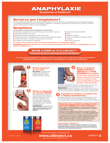 Manuel d'utilisation Allerject | Manualzz