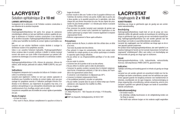 Lacrystat Augentropfen - Beipackzettel | Manualzz