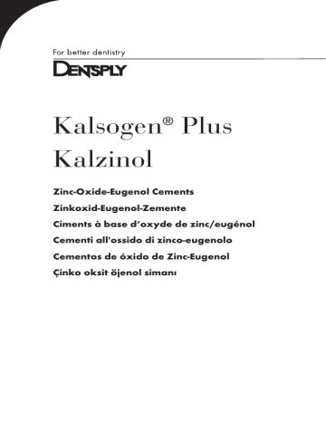 Kalsogen® Plus Kalzinol | Manualzz